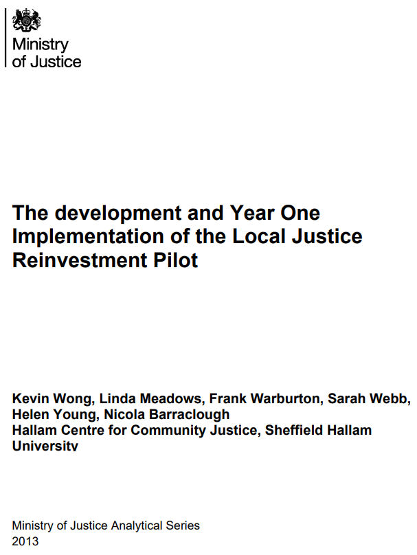 International examples of justice reinvestment – Justice Reinvestment ...